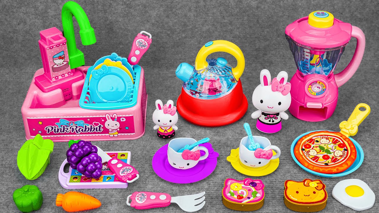 100 Minutes Satisfying with Unboxing Cute Pink Ice Cream, Hello Kitty ...