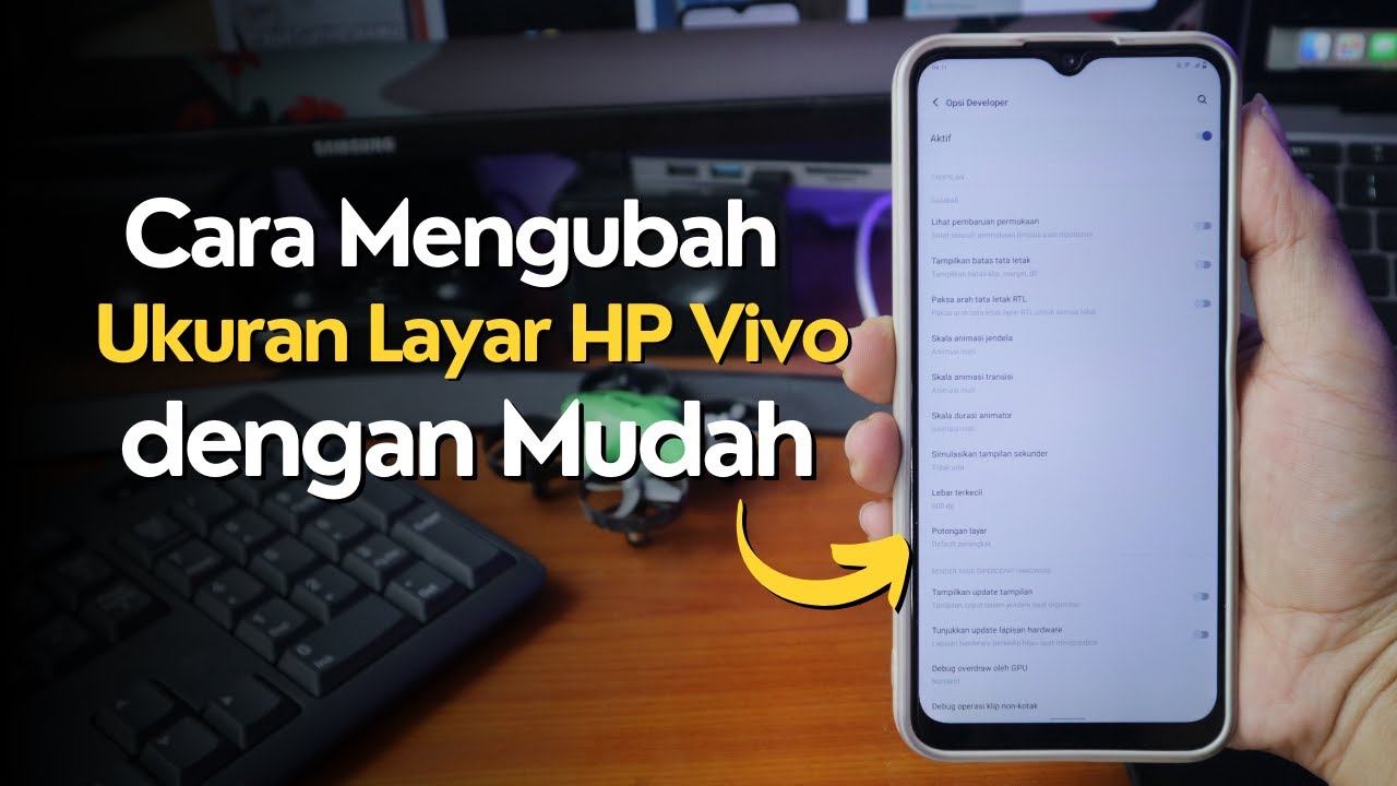 Cara Mengubah Ukuran Layar HP Vivo dengan Mudah - YouTube
