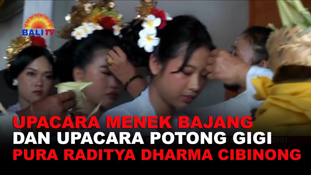 UPACARA MENEK BAJANG DAN UPACARA POTONG GIGI PURA RADITYA DHARMA ...