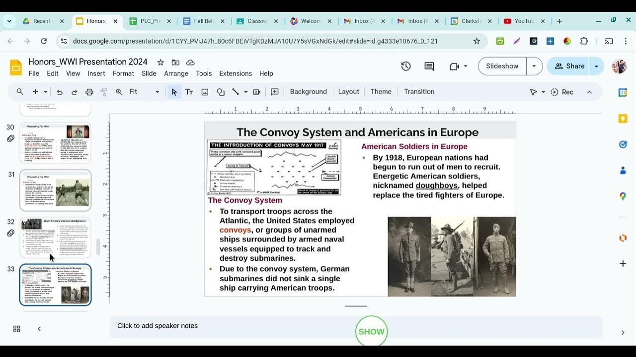 Honors WWI Homefront Notes - YouTube