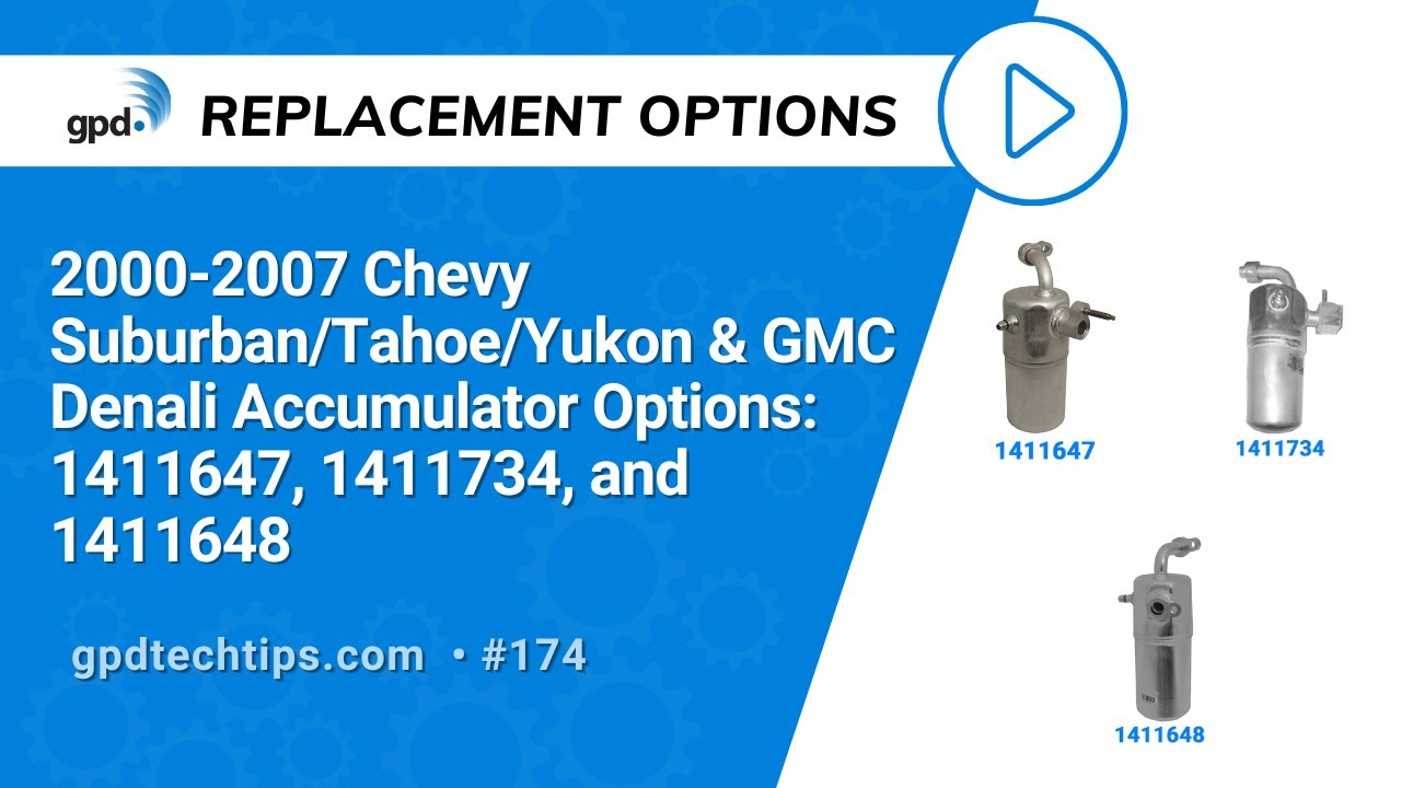2000-2007 Chevy Suburban/Tahoe/Yukon & GMC Denali Accumulator Options ...