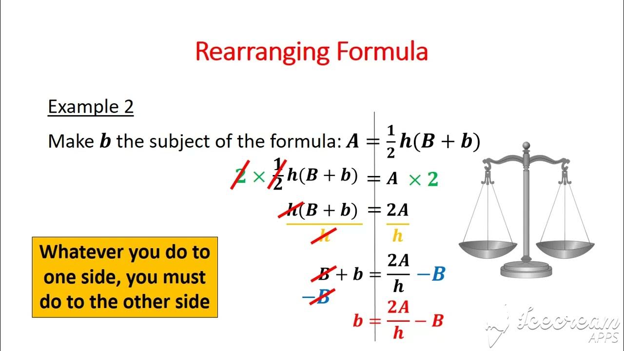 L1A19 - Rearranging Formula - YouTube
