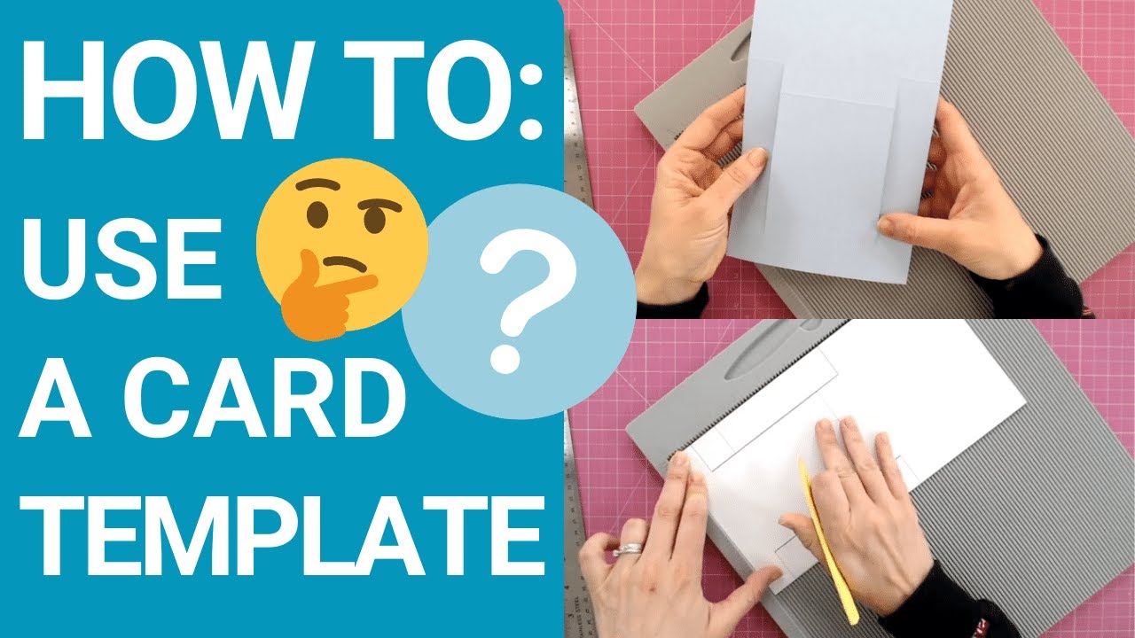 HOW TO: Use a Card Template! + FREE DOWNLOADS! - YouTube