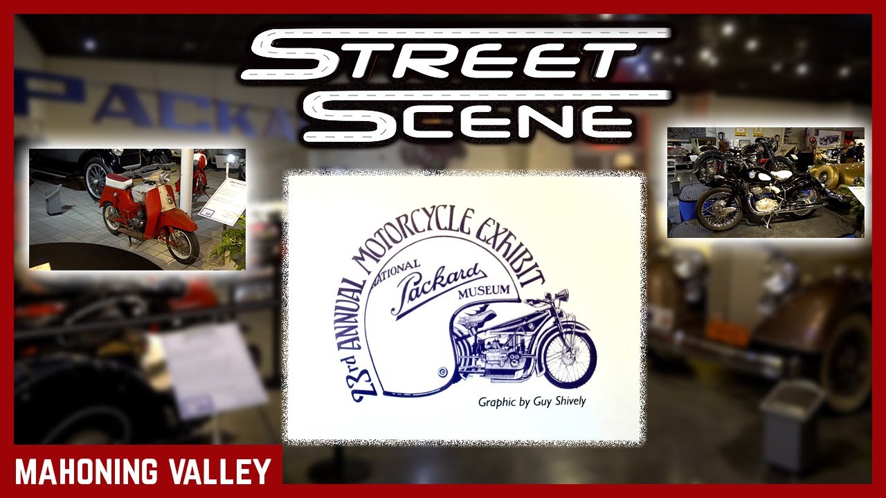 Street Scene: Packard Motorcycle Exhibit 2023 - YouTube