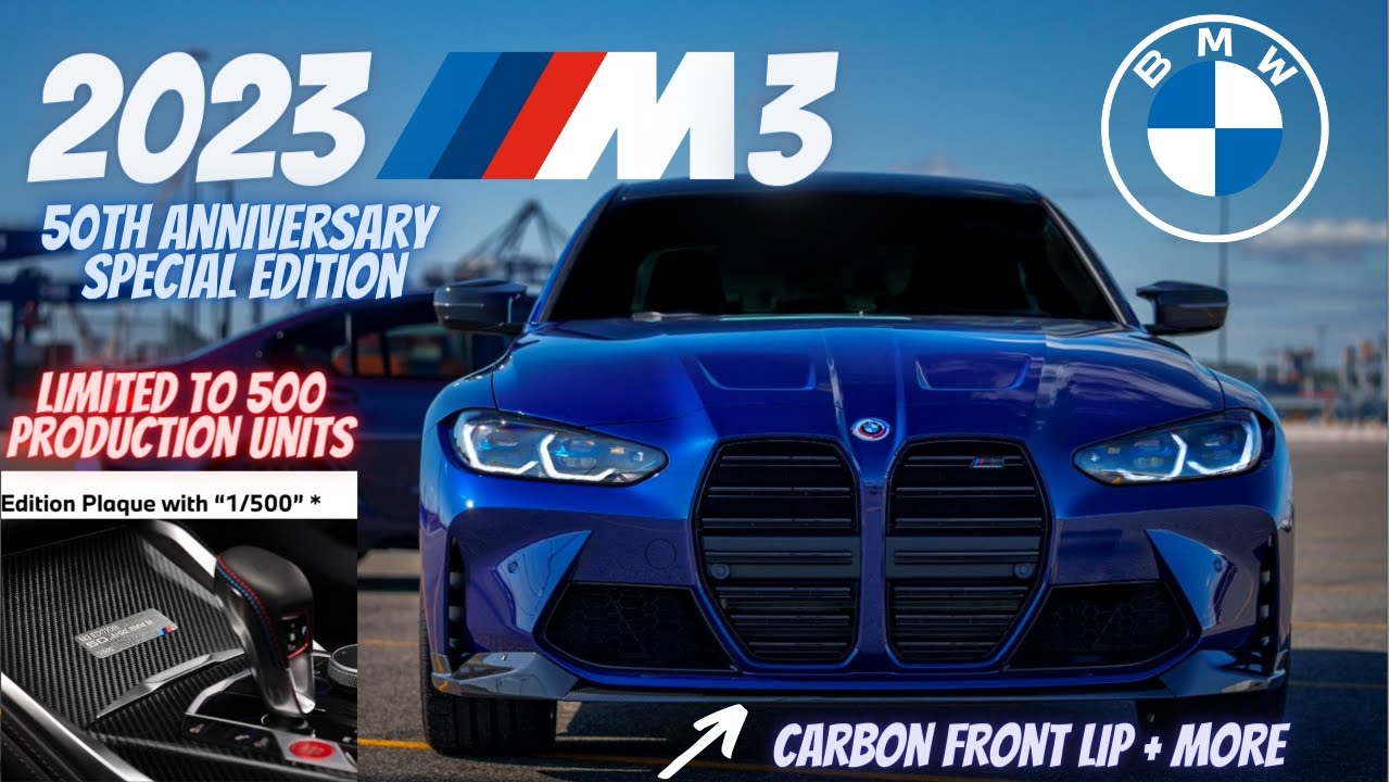 2023 BMW M3 Special Edition 50 Jahre BMW M Product Bulletin With ...