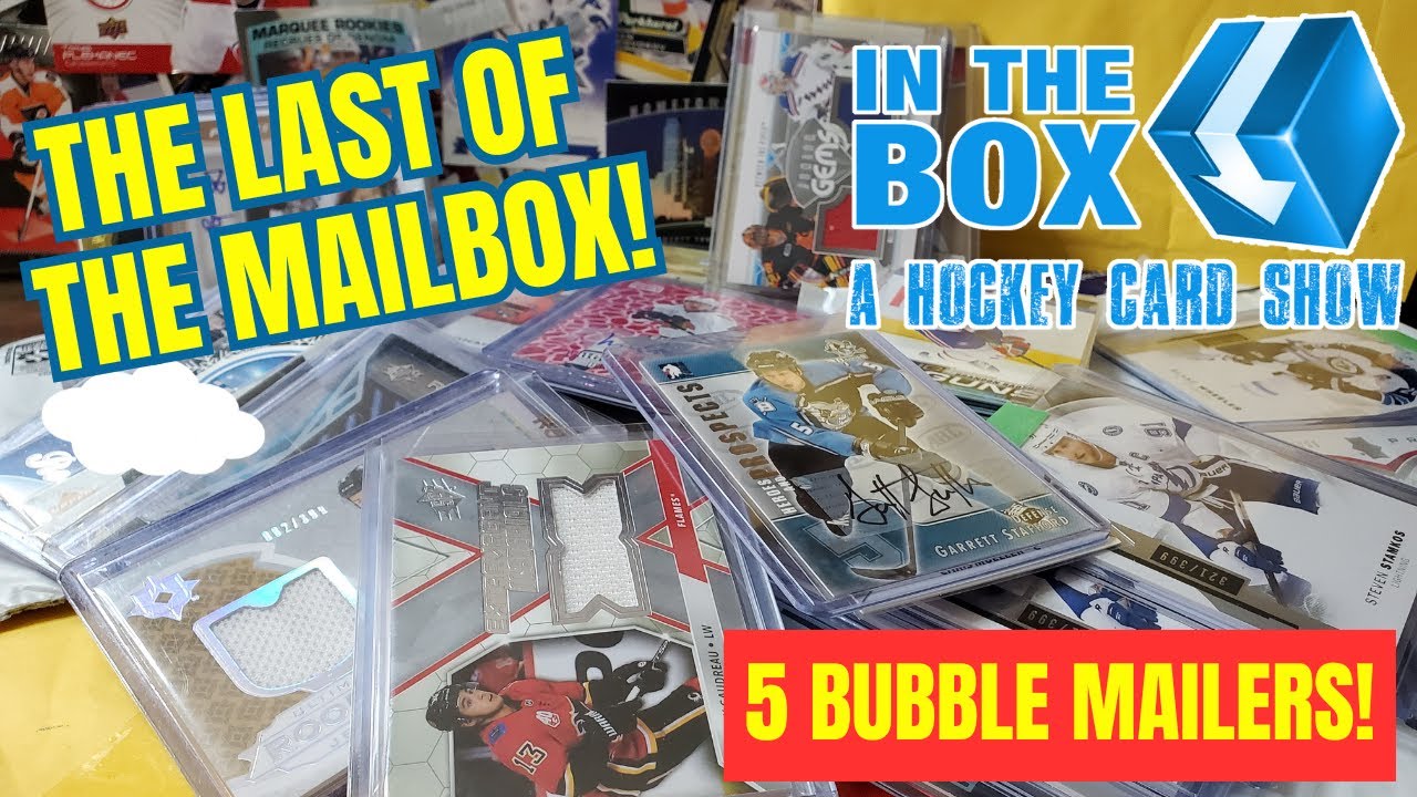 E160 - Final 5 Hockey Card Bubble Mailers from the Mailbox! - YouTube