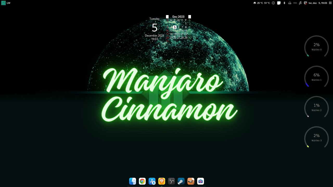 A MELHOR CUSTOMIZAÇÃO DO CINNAMON QUE EU JÁ FIZ!!! MANJARO LINUX. - YouTube