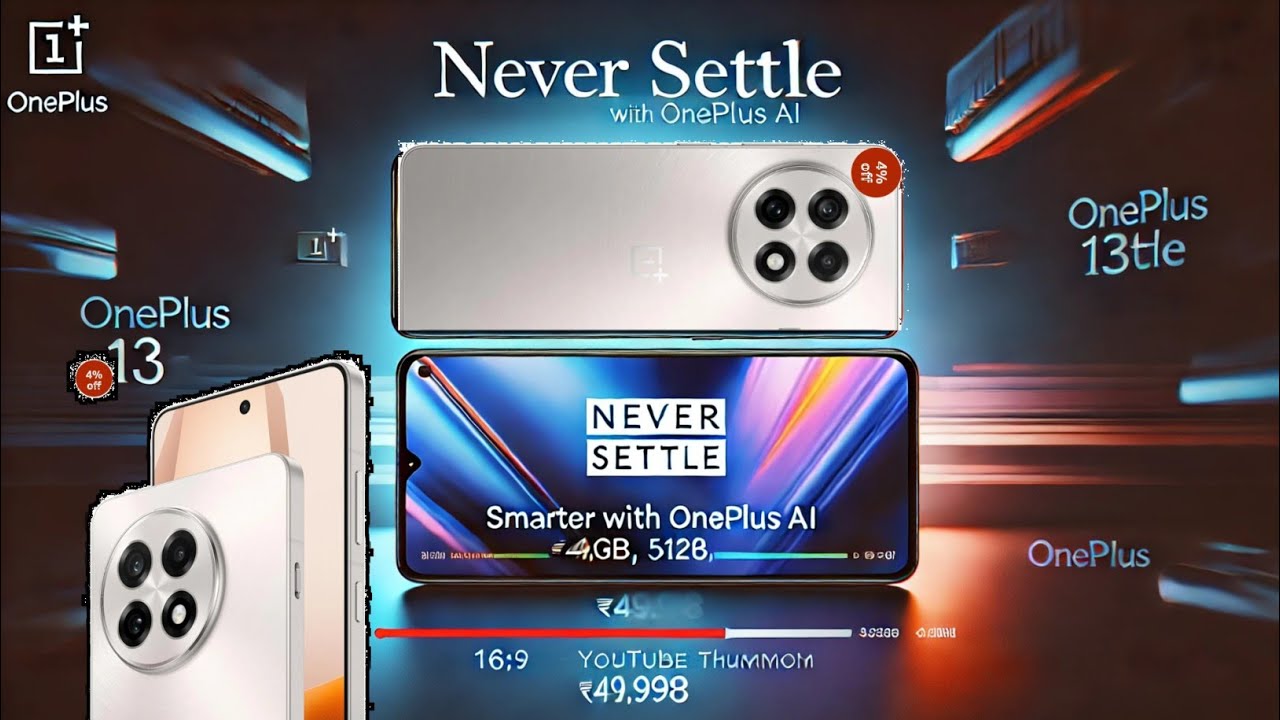 OnePlus 13R | Smarter with OnePlus AI (16GB RAM, 512GB Storage Astral ...