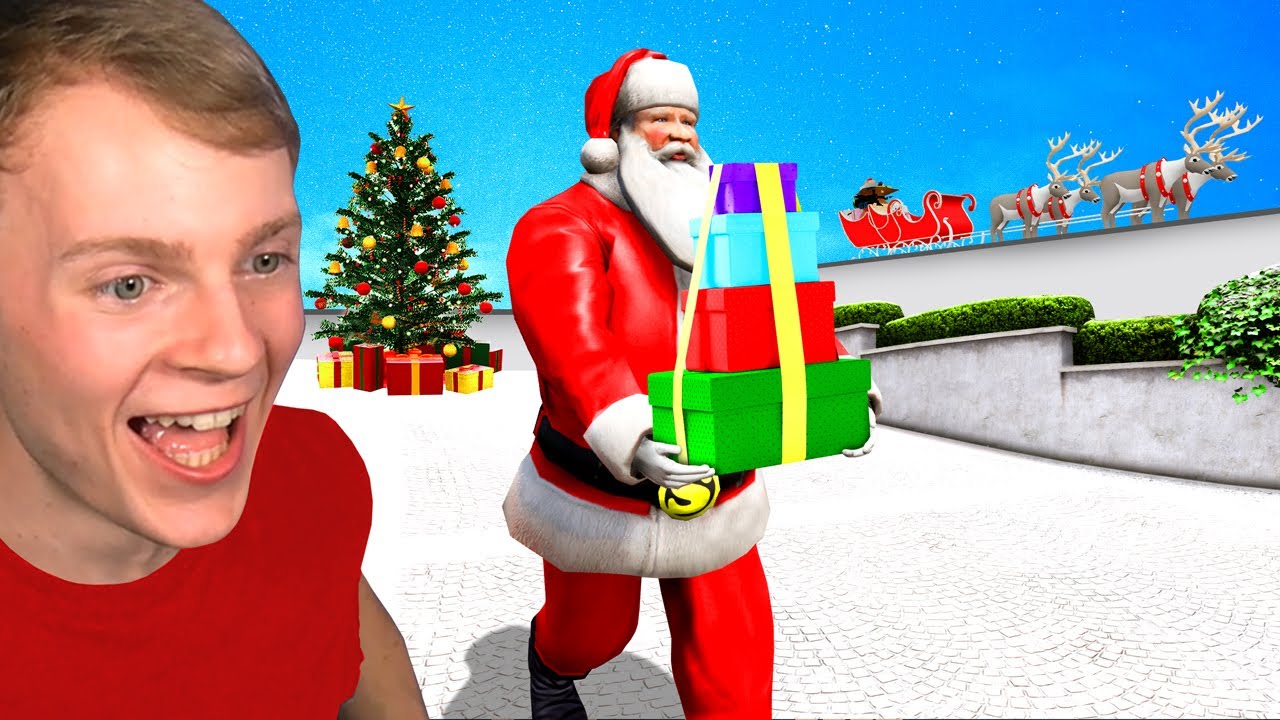 PLAYING as SANTA in GTA 5! - YouTube