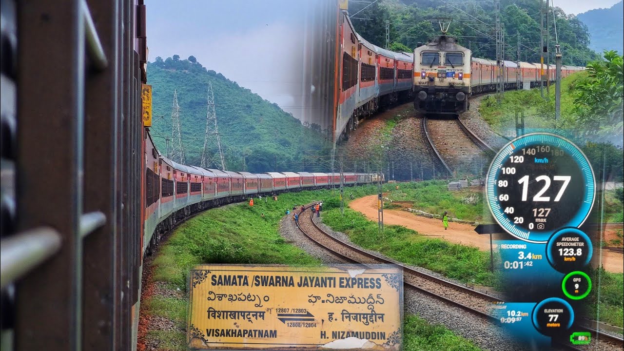 12807 Samta SF Express Train journey l 12807 Train journey video # ...