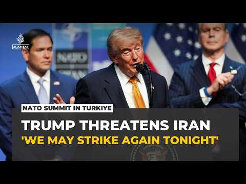 Trump threatens more Iran strikes but says war with Tehran will not restart