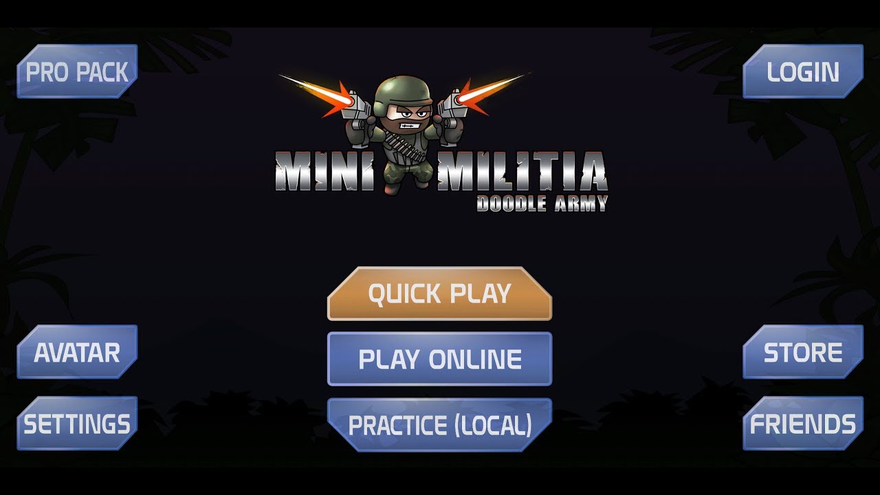 Let's Play Mini Militia | Doodle Army 2 | Playing the quick play ...