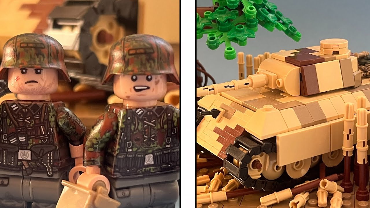 LEGO WW2 "Battle of Kursk" | TIMELAPSE Speed Build - YouTube