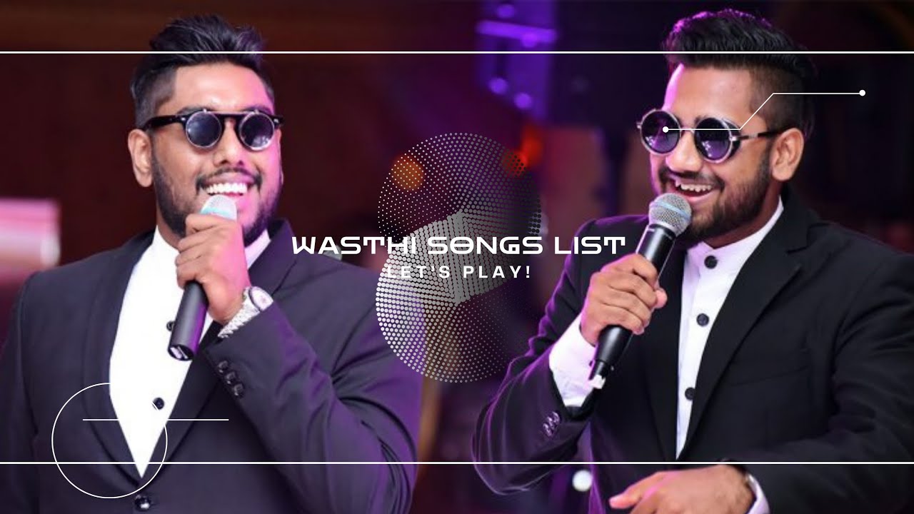 Wasthi Song List | වස්තිලගේ සින්දු සෙට් එකක් 😍| #subscribe #trending # ...