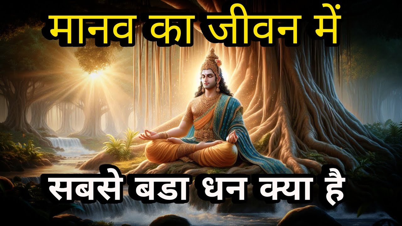 Manav Ka Jivan Mein Bada Dhan kya hai. मनात का जीवन मे सबसे बडा धन क्या ...