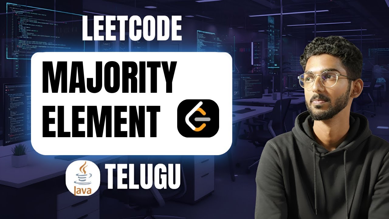 Majority Element Leetcode 169 - Java | Telugu - YouTube