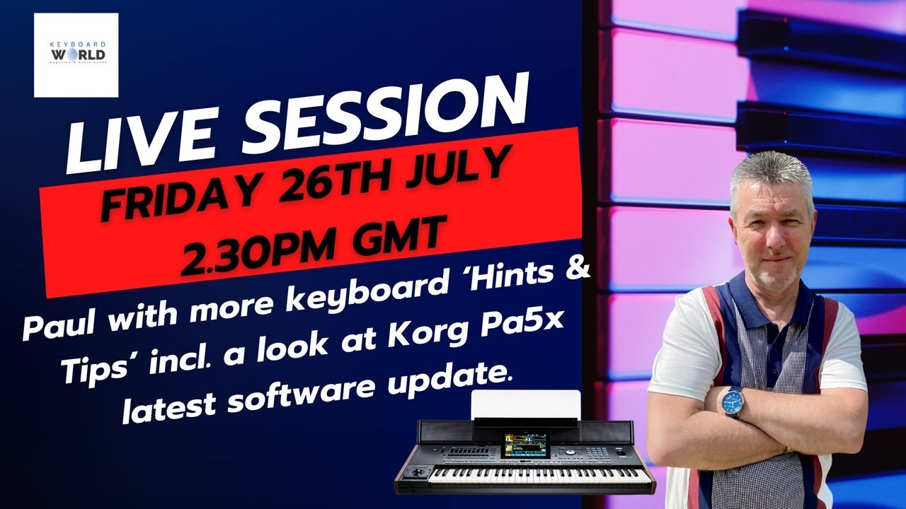 Keyboard World Live session - YouTube