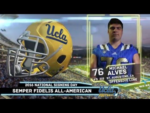 2016 UCLA Signing Day Michael Alves - YouTube