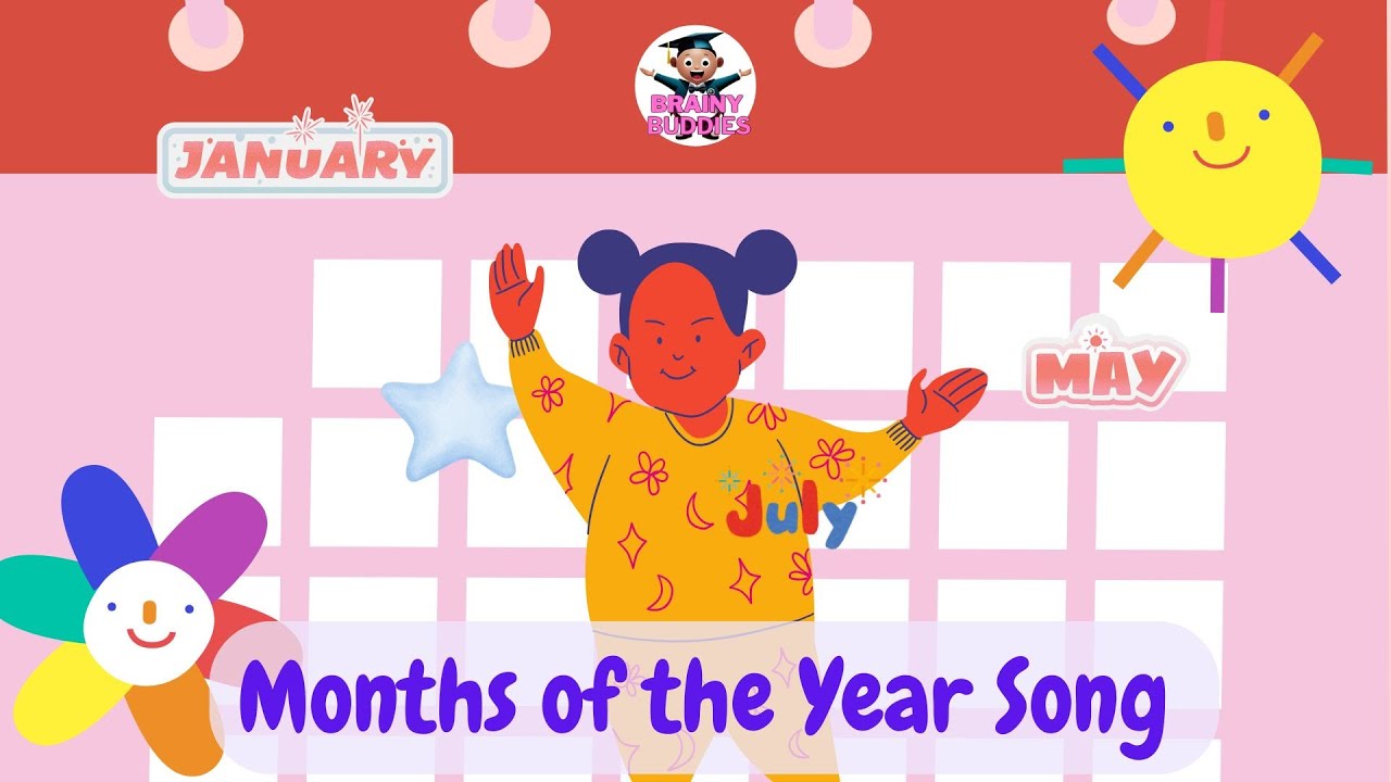 Months of the Year Song- January February song| Kids Learning Songs and ...