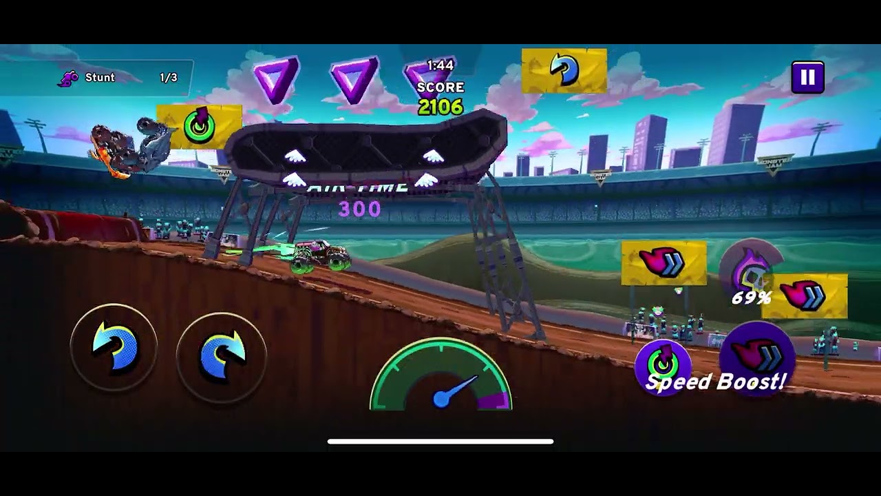 PLAYING THE NEW MONSTER JAM MOBILE GAME - YouTube