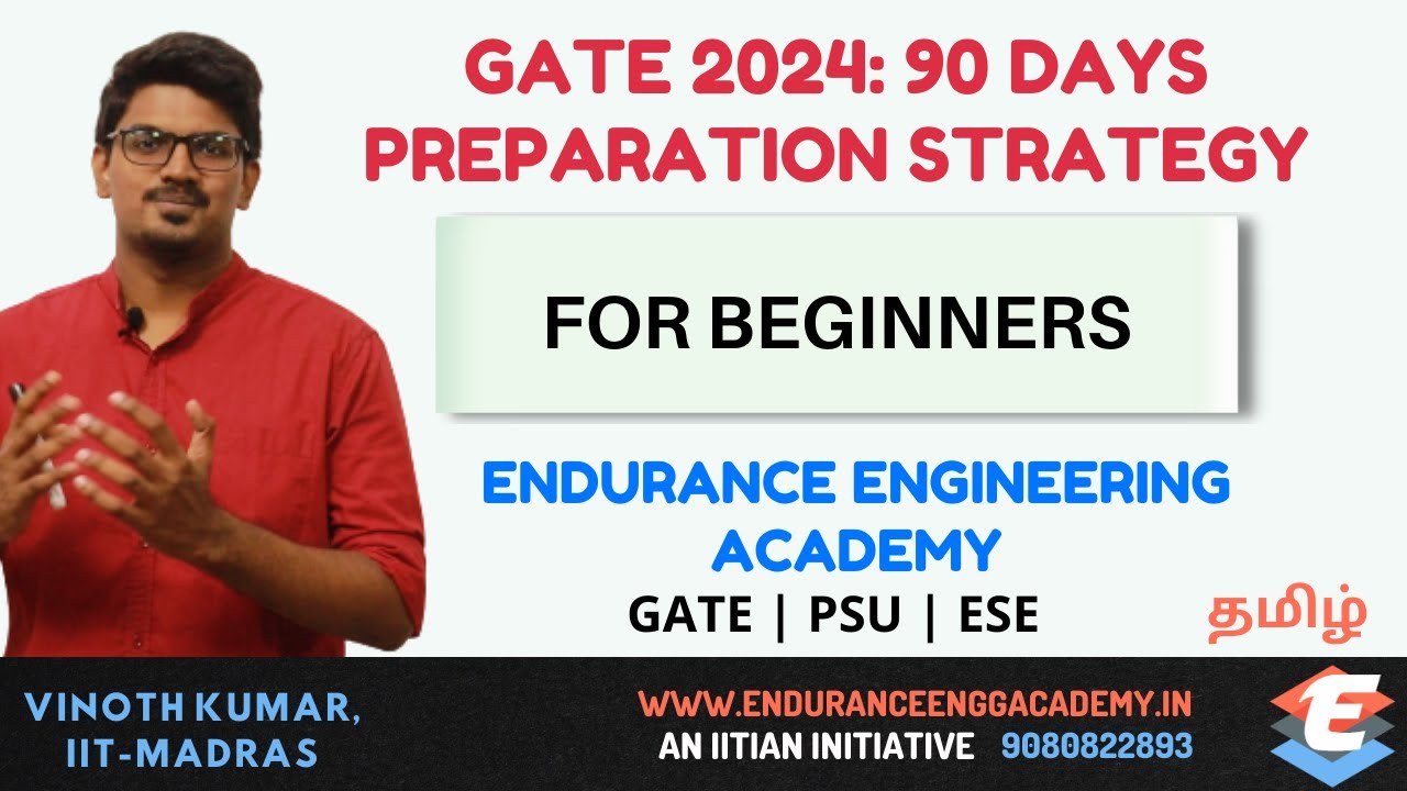 GATE 2024: 90 days Preparation Strategy (For Beginners) | Use GATE 2024 ...