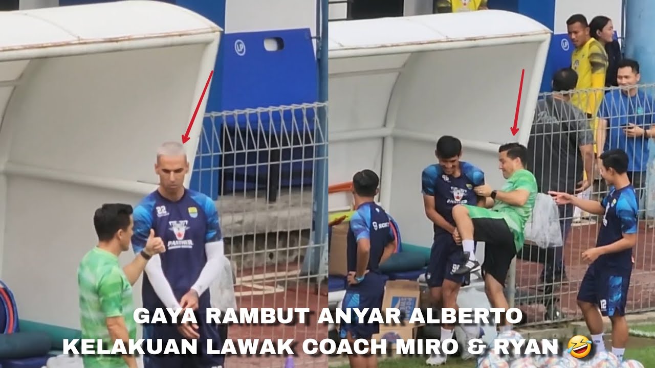 Coach Miro Petric lawak!! PERSIB latihan perdana di 2024 setelah libur ...