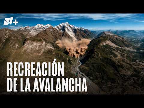 Gráfico recrea cómo fue el desprendimiento de un glaciar que provocó una avalancha en Nepal