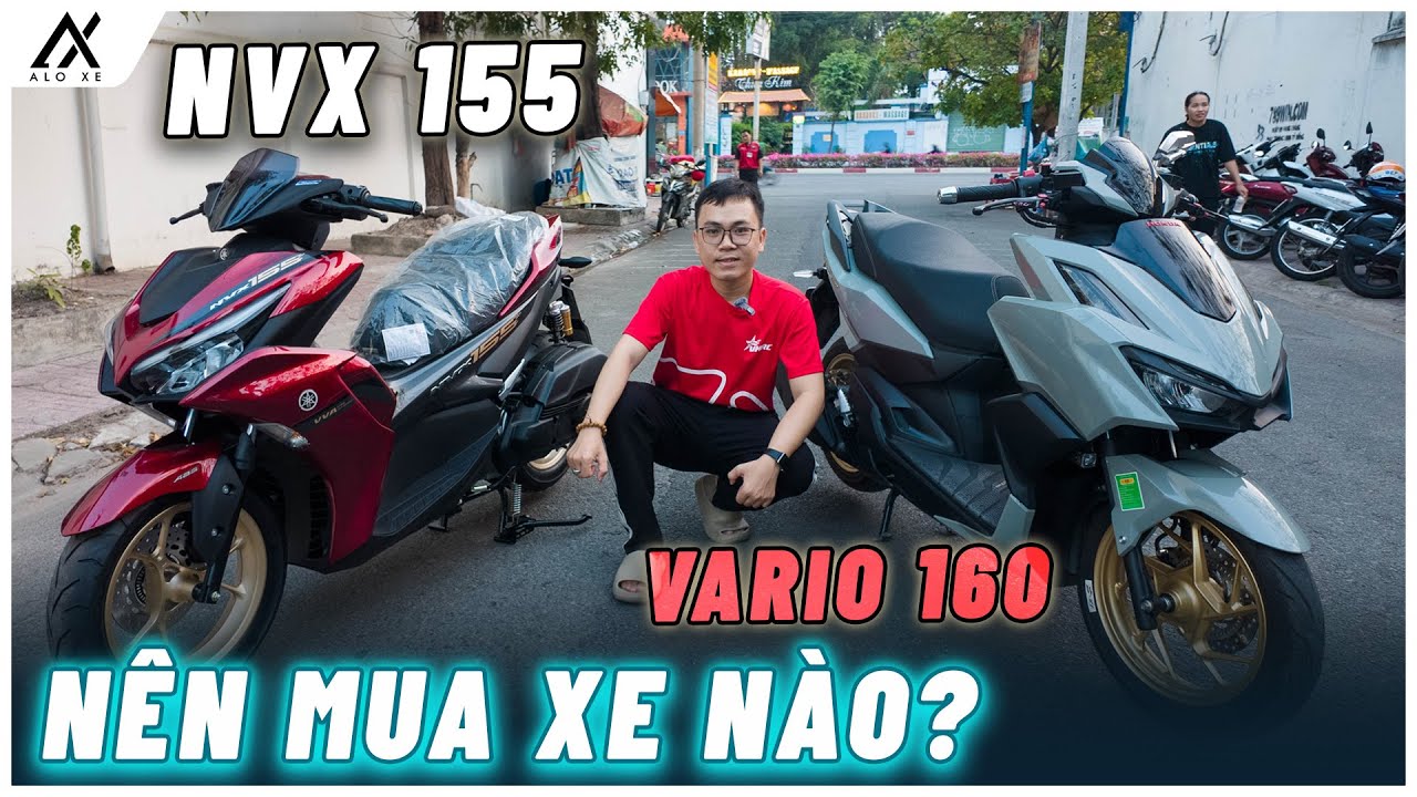 So sánh chi tiết Honda Vario 160 và Yamaha NVX 155 | Quyết định chọn xe ...