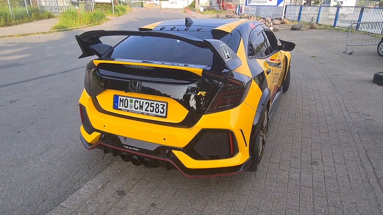Honda Civic Type R with Remus Exhaust Loud Start up,Loud Revs & Very ...