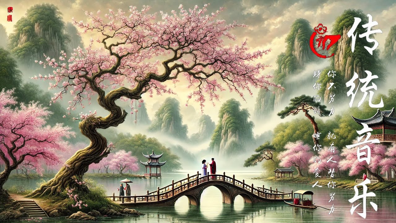 Guzheng, zither, bamboo flute, erhu, pipa, relaxing music | Traditional ...
