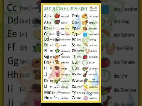 Alman elifbasi ile tanisliq-das deutsche Alphabet #almandili #deutsch #almadilielifba