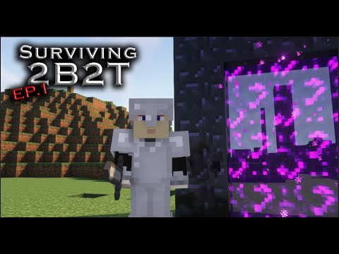 Surviving 2b2t on 1.19.4 | Ep. 1 spawn! - YouTube