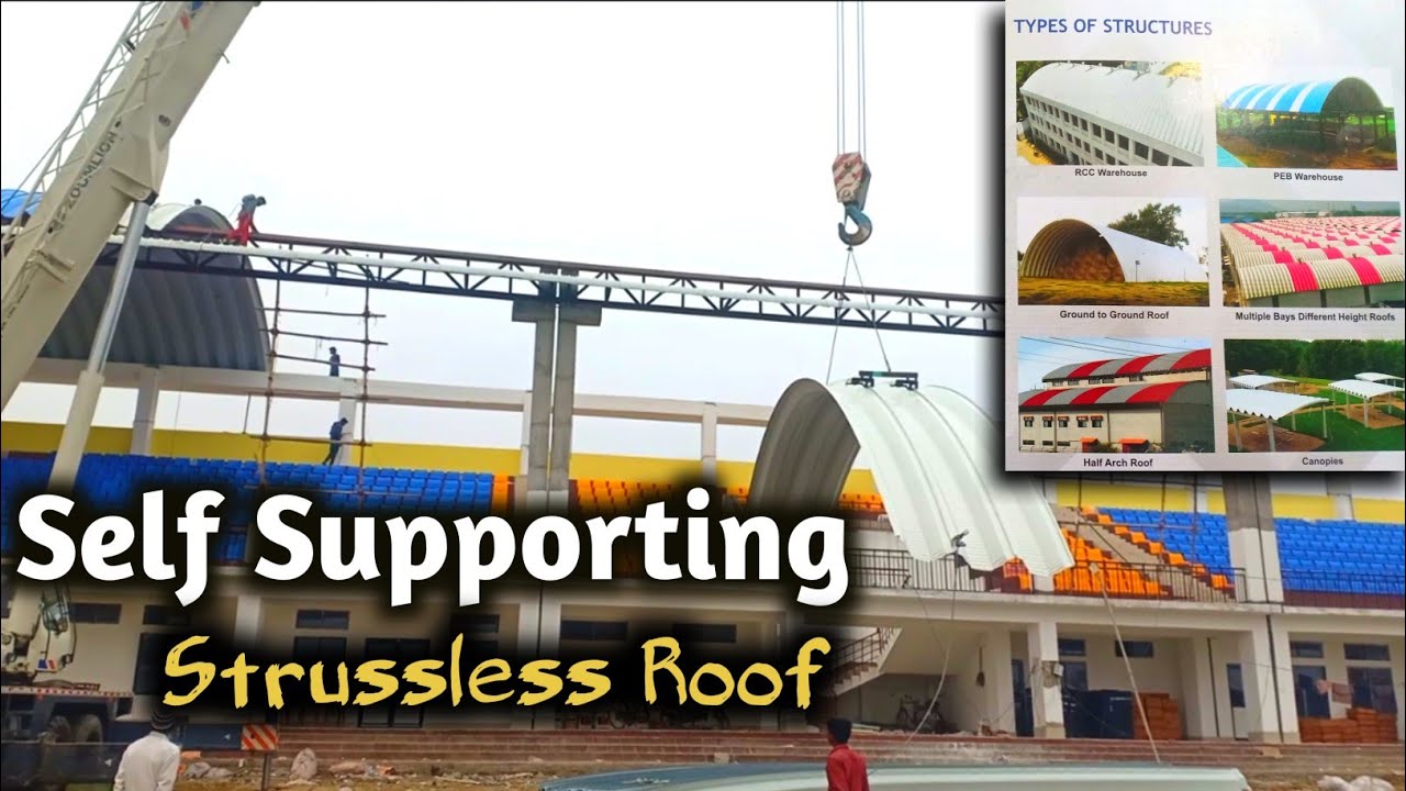 Self Supporting Roof || Trussless Metal Roof System || Arch Roofing ...