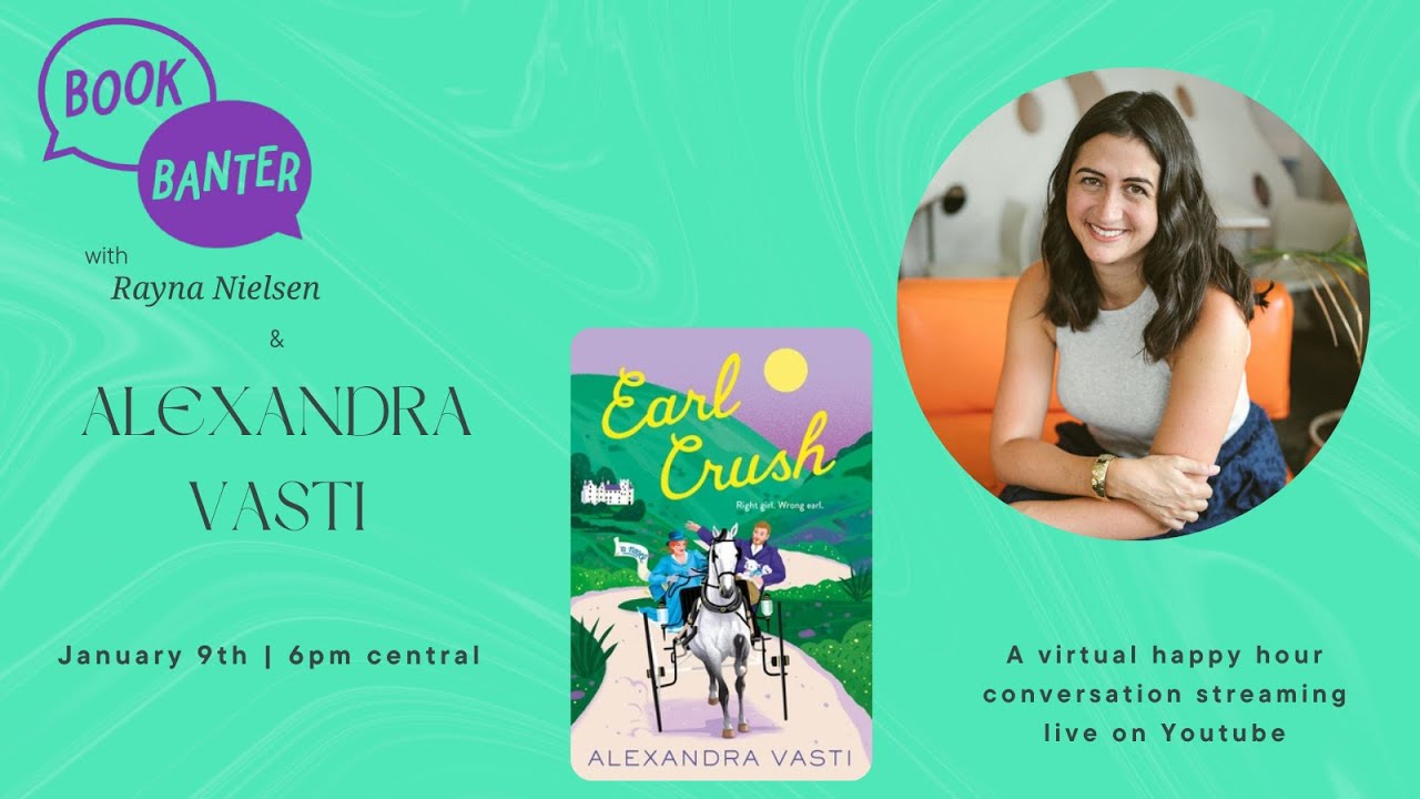 Book Banter Featuring Alexandra Vasti - YouTube