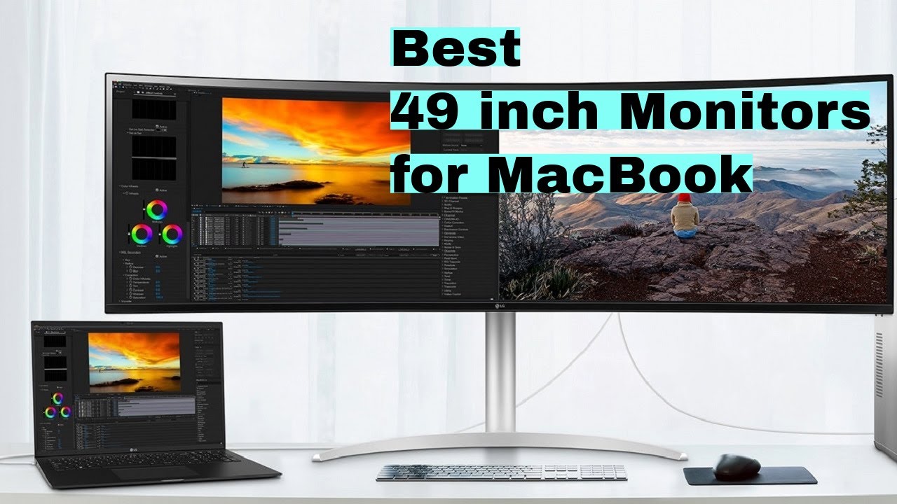 Best 49 inch Monitors for Macbook Pro / Air - YouTube