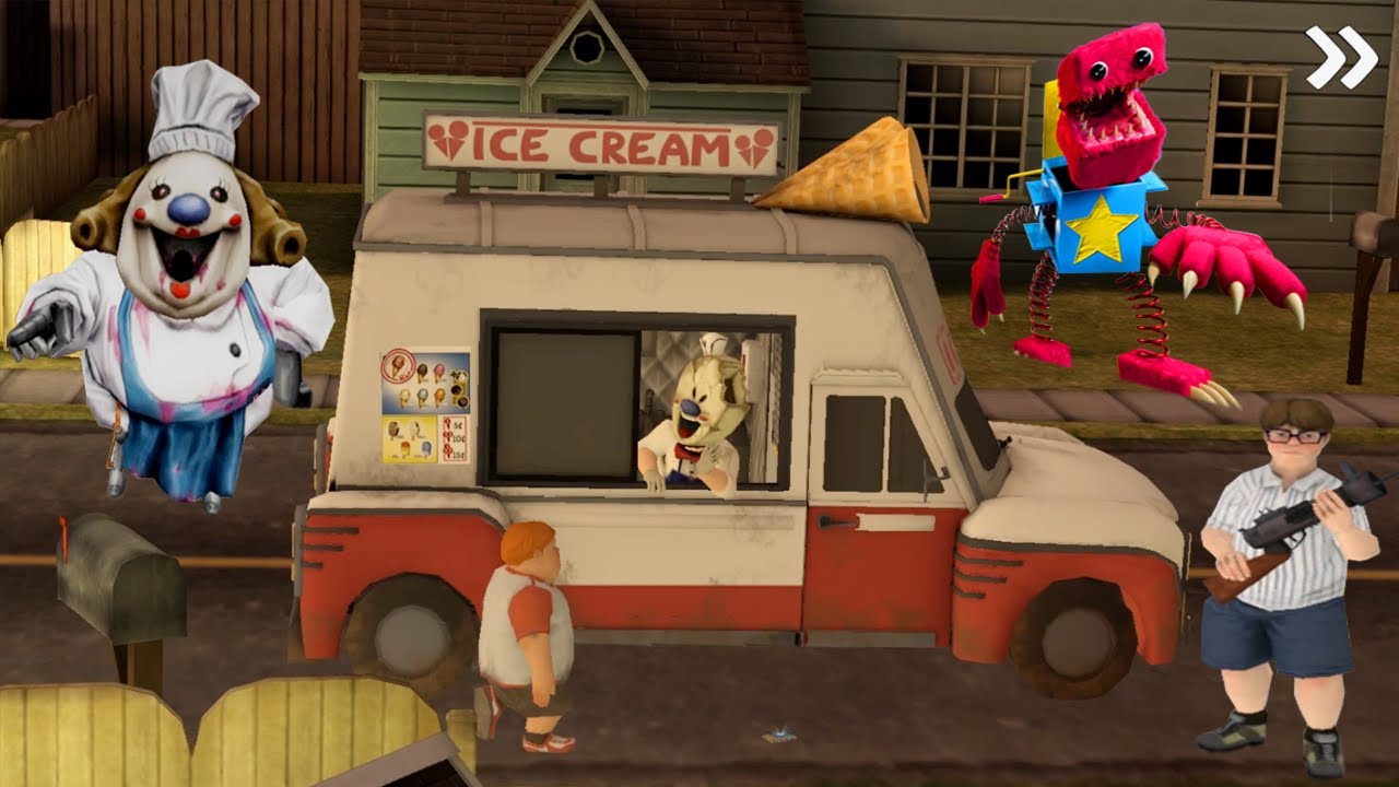 Ice Scream Full Game Vs Project Playtime Gameplay Walkthrough - YouTube