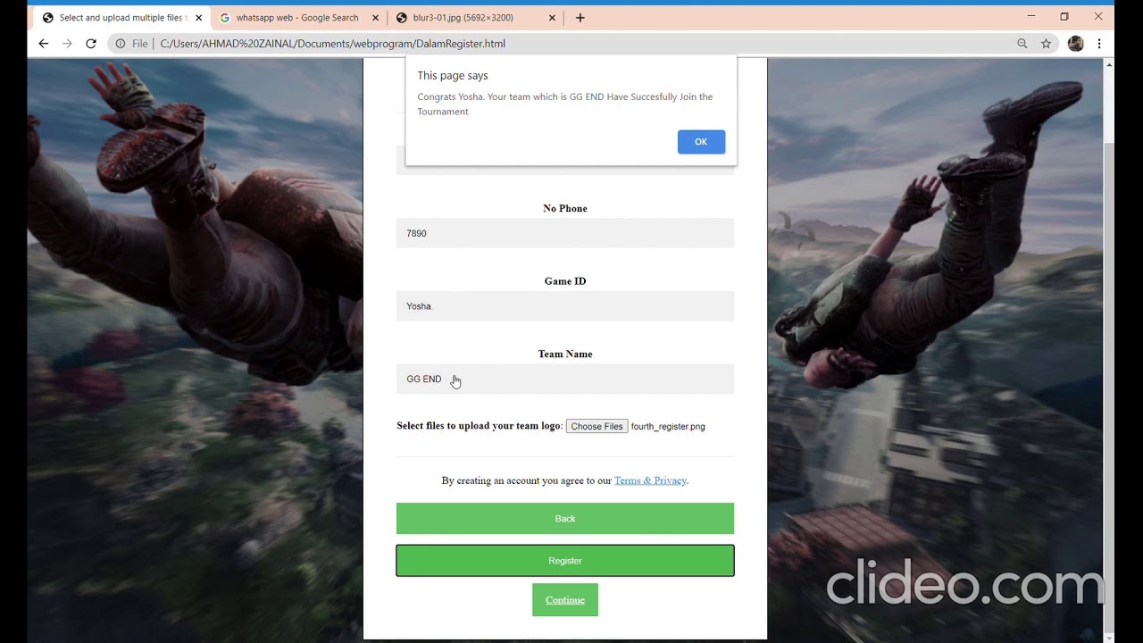 Esports Website Html Css And Java Script Youtube 2458