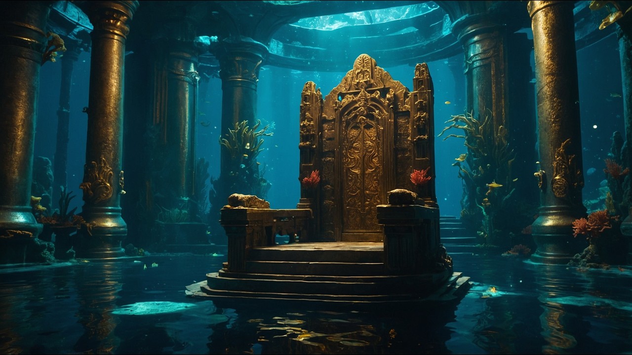 A Crown Forgotten… Atlantis Throne Room | Ocean Ambience & Emotional ...