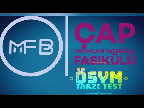 140) Çap İntegral Fasikülü| Ösym Tarzı Test | Sıfırdan Öğreten Konu Anlatımı| AYT 2025