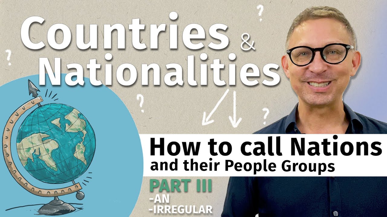 Nations & Nationalities | -IAN endings - YouTube