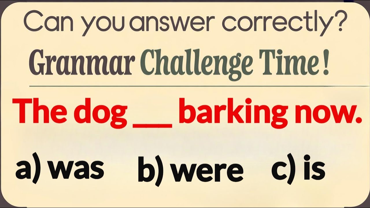 🔥English Grammar Quiz Challenge: If you can get 25 out of 50, your ...