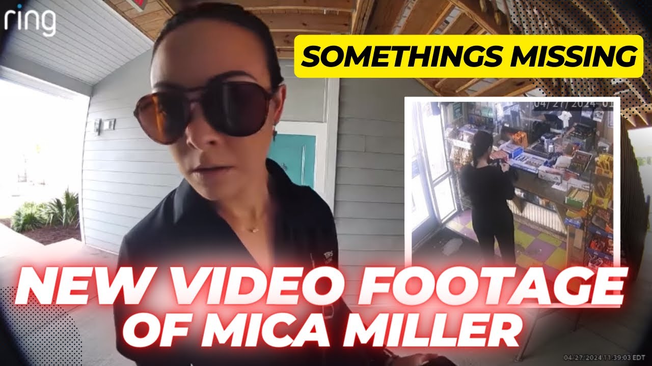 NEW VIDEOS released of Mica. Ring doorbell footage and gas station ...