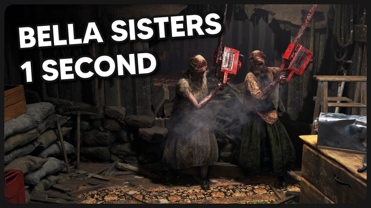 Resident Evil 4 Remake - Kill Bella Sisters in 1 Second (Chapter 6 ...