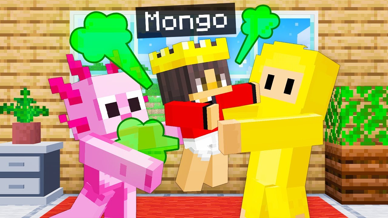 Mongo Becomes a BABY in Minecraft! - YouTube