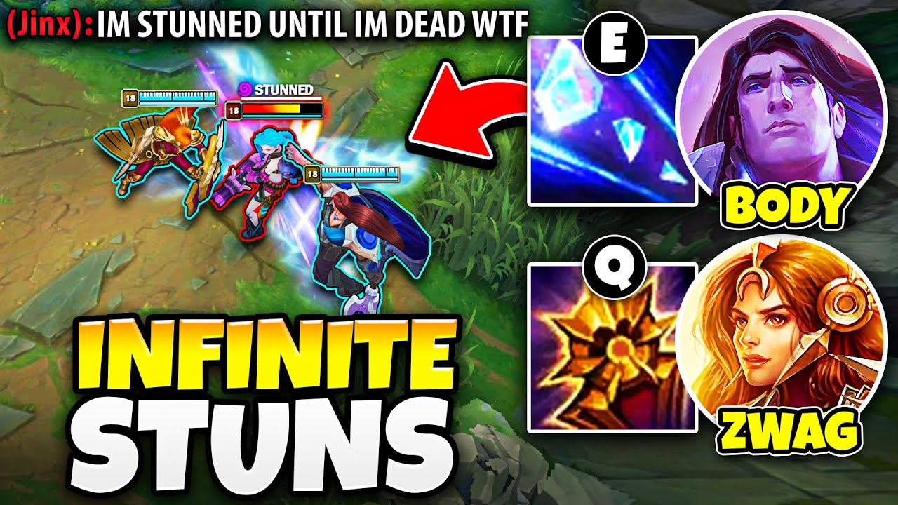 THIS BOT LANE COMBO HAS AN INFINITE STUN CHAIN AND ITS 100% BROKEN (FT ...