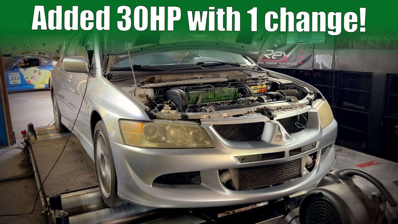 Comparing EVO 8 builds with DYNO GRAPHS - Re-dynoed the Silver Lancer ...