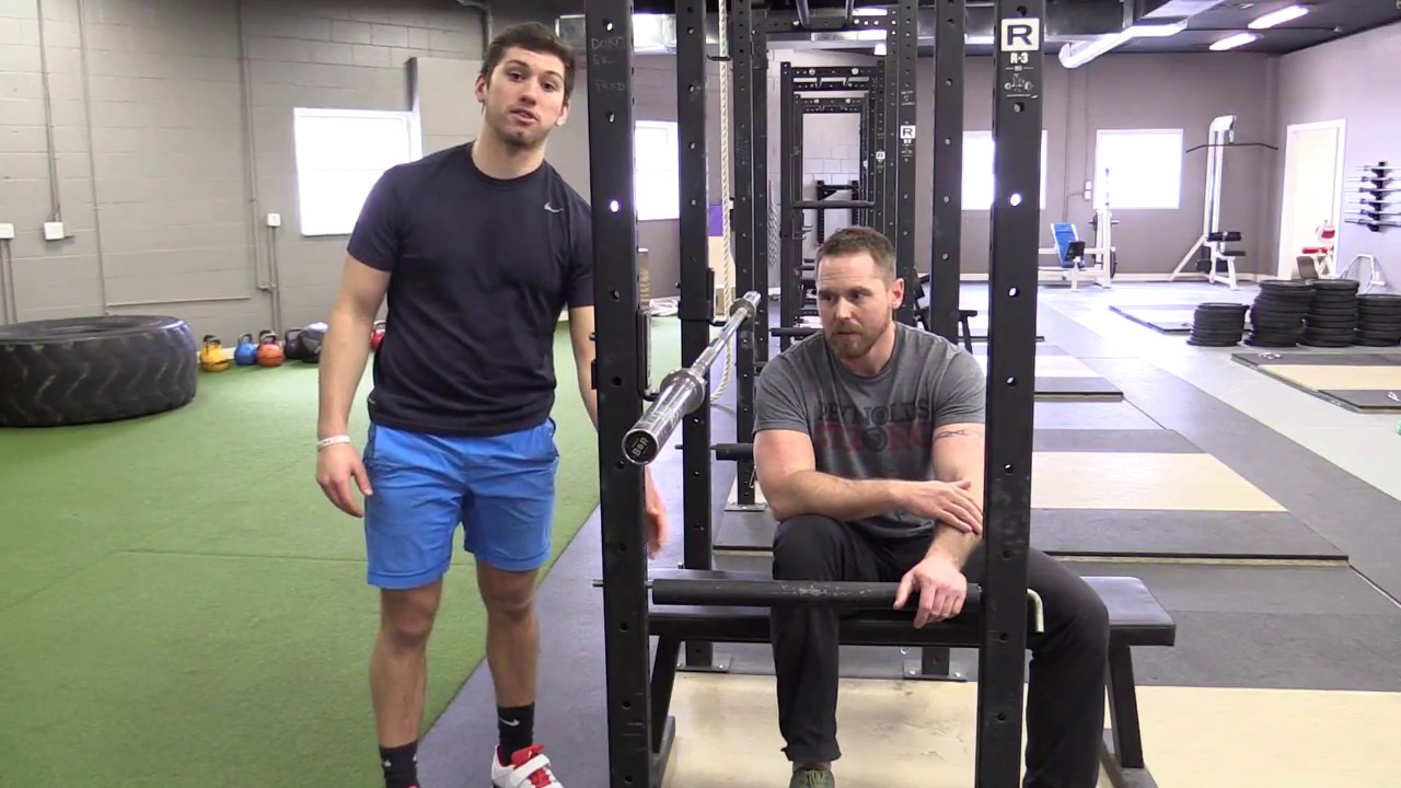 Setting the Pins for the Bench Press and Squat in a Power Rack - YouTube