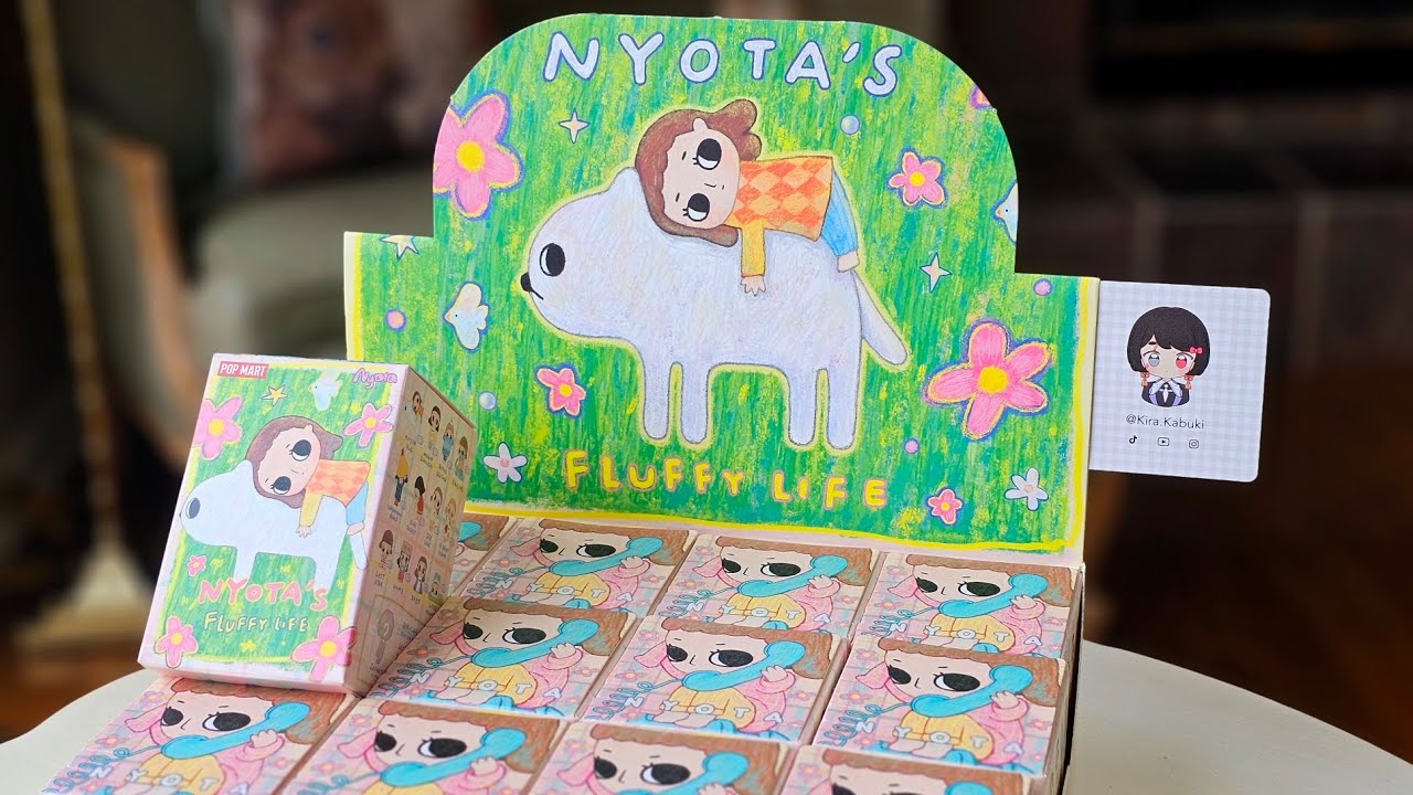 🙋‍♀️ Pop Mart Nyota's Fluffy Life blind box case! - YouTube