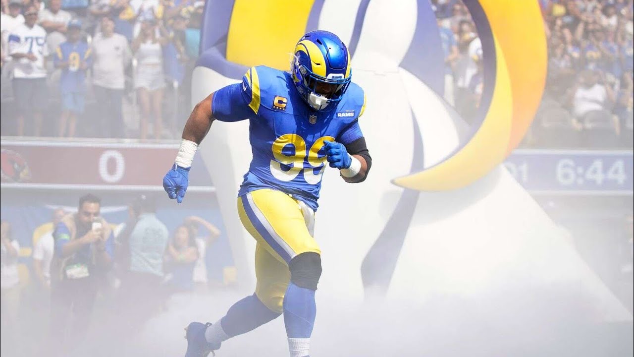 Dominant L.A. Rams pass rusher Aaron Donald retires after ten seasons ...