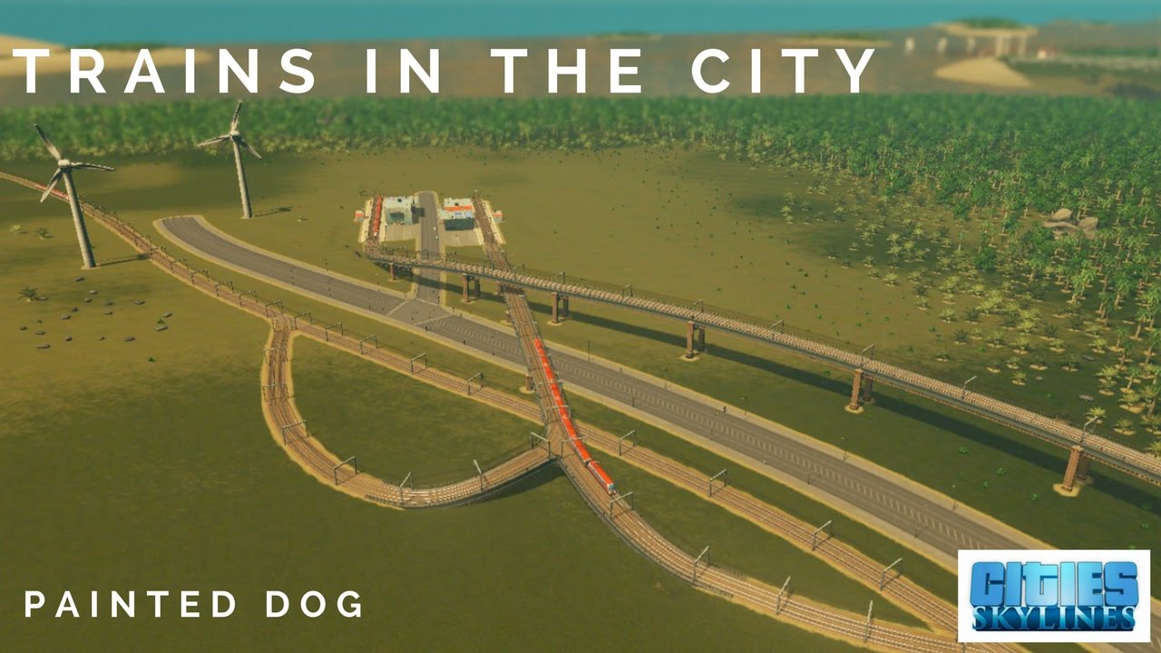 Intercity Train Line | Cities: Skylines - YouTube